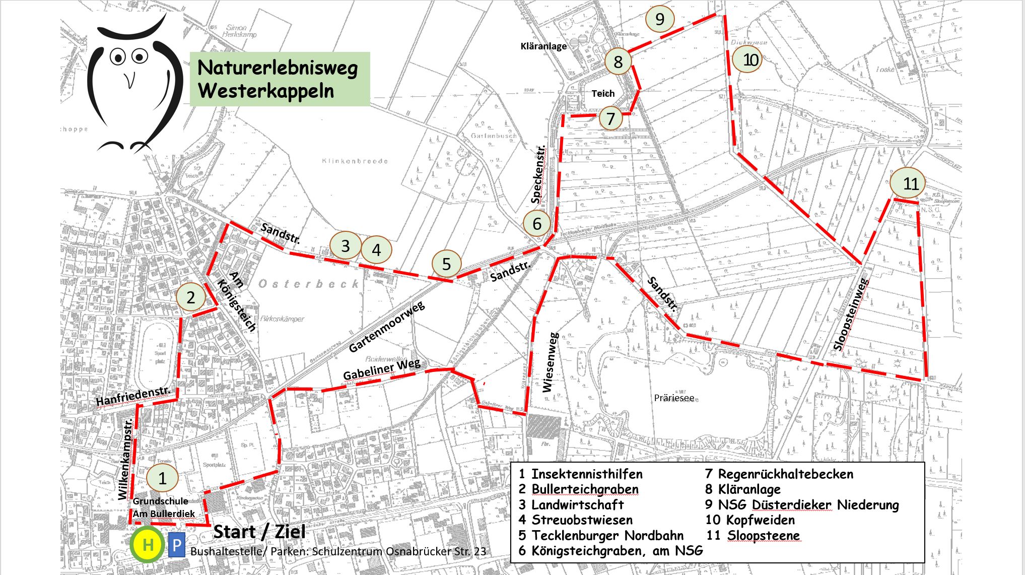 Wandern in und um Westerkappeln